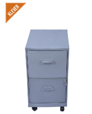 Klever 2 Gavetas Carta Gris | Klever Metalicos